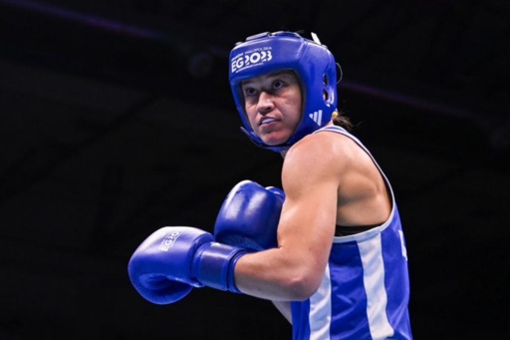 La boxeuse Oshin Derieuw se qualifie pour la finale | RTL Info