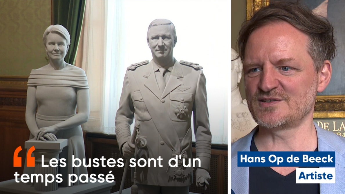 Les nouveaux bustes du roi Philippe et de la reine Mathilde dévoilés ...