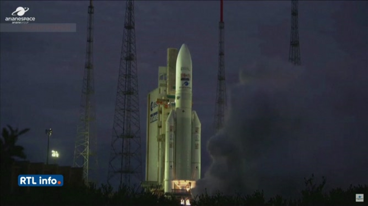 La fusée Ariane 5 a effectué son dernier vol hier | RTL Info