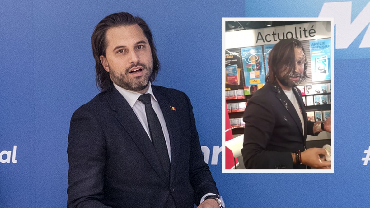 Georges-Louis Bouchez entarté: en séance de dédicaces, le président du ...