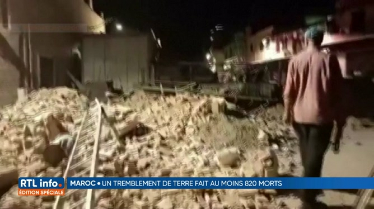 Puissant séisme au Maroc : au moins 820 morts | RTL Info