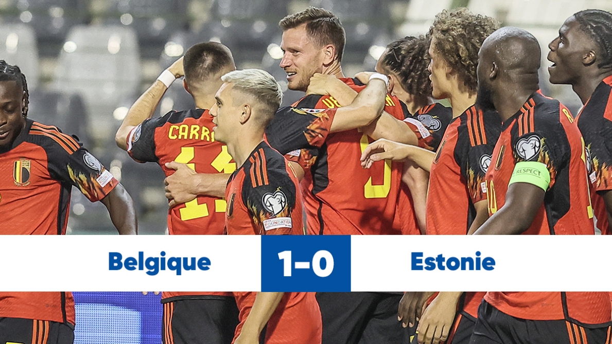 Belgique-Estonie EN DIRECT: devant, les Diables Rouges maîtrisent leur ...