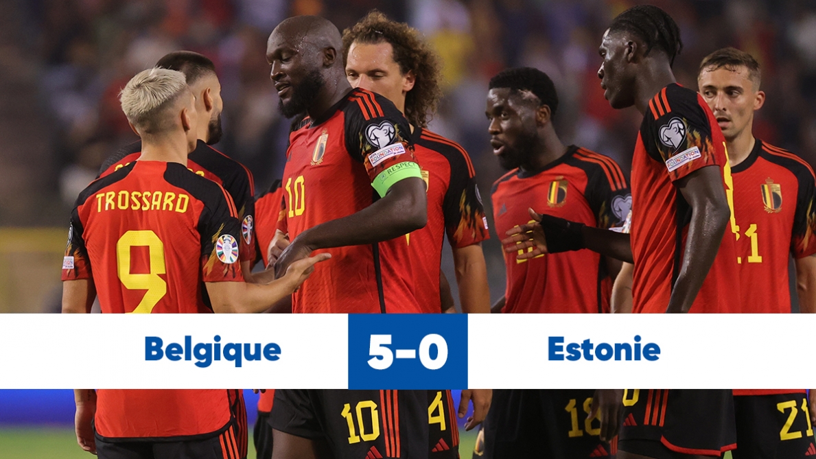 La réaction parfaite: les Diables Rouges balayent l'Estonie et se ...