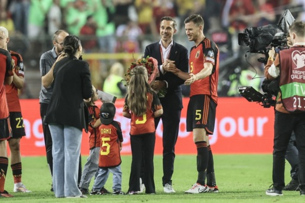 "Une soirée parfaite" pour la 150e de Jan Vertonghen avec les Diables ...