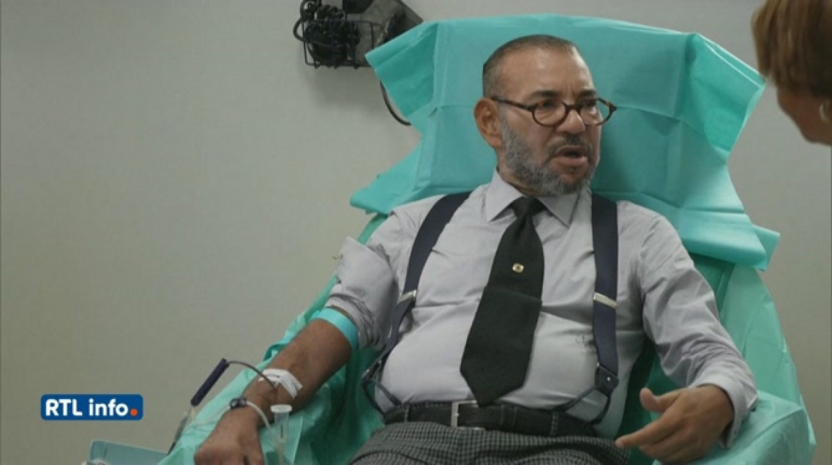 Séisme au Maroc: le roi Mohammed VI a visité les blessés et fait un don de sang | RTL Info