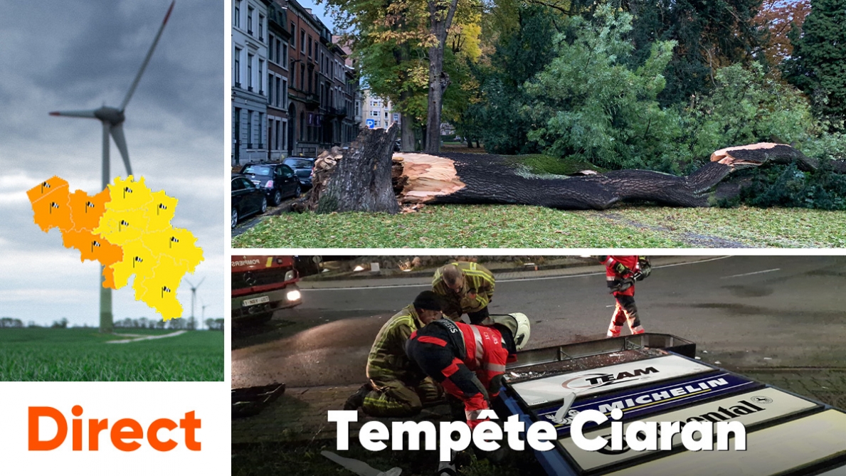 DIRECT - La tempête Ciaran traverse la Belgique: le Hainaut passe en ... DIRECT - La tempête Ciaran traverse la Belgique: le Hainaut passe en ...