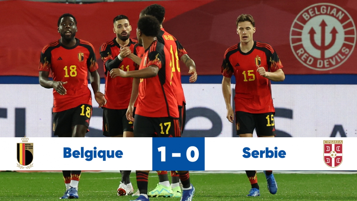 Les jeunes Diables Rouges assurent et s'imposent contre la Serbie | RTL ...