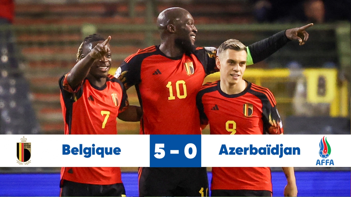 Ils finissent en beauté: les Diables Rouges écrasent l'Azerbaïdjan ...