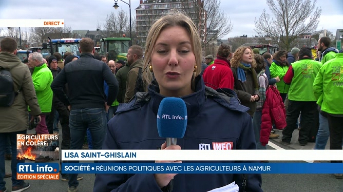 Grogne des agriculteurs: le point avec Lisa Saint-Ghislain sur les ...