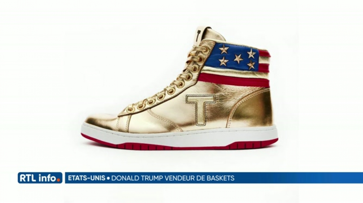 Donald Trump a lancé sa marque de baskets, à 370 euros la paire | RTL Info