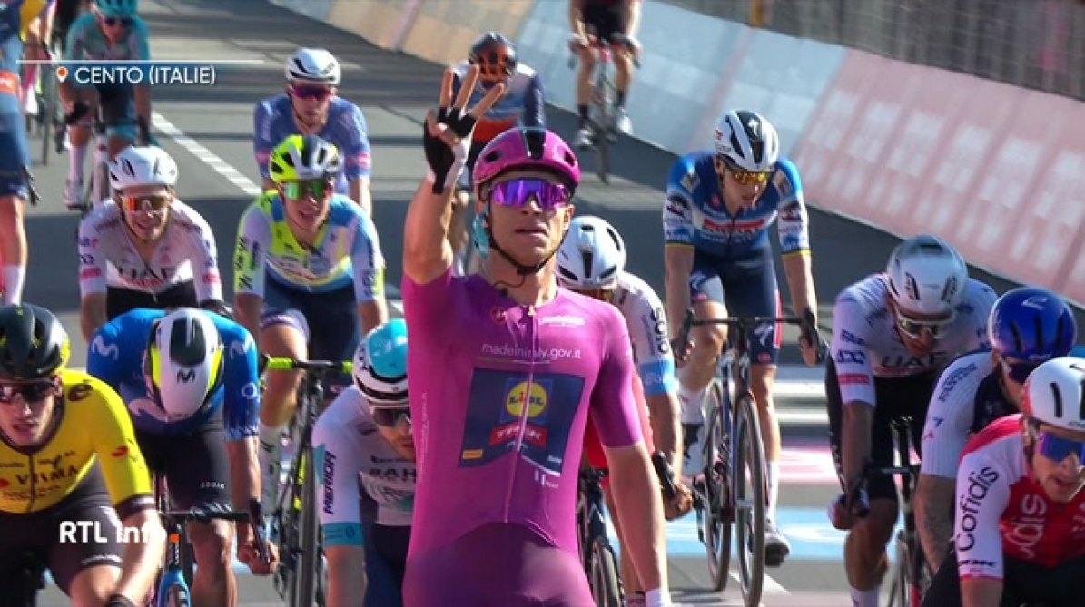 Giro 2024: Jonathan Milan terrasse tout le monde et remporte la 13e étape | RTL Info