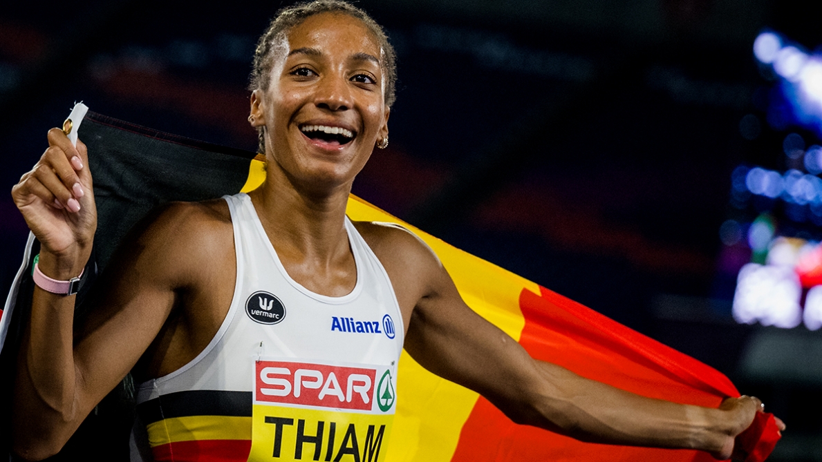 Nafi Thiam après son 3e titre européen: "Très contente et je peux faire ...