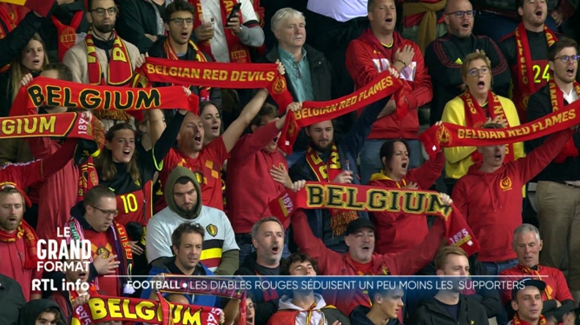 Les Diables rouges séduisent un peu moins les supporters | RTL Info