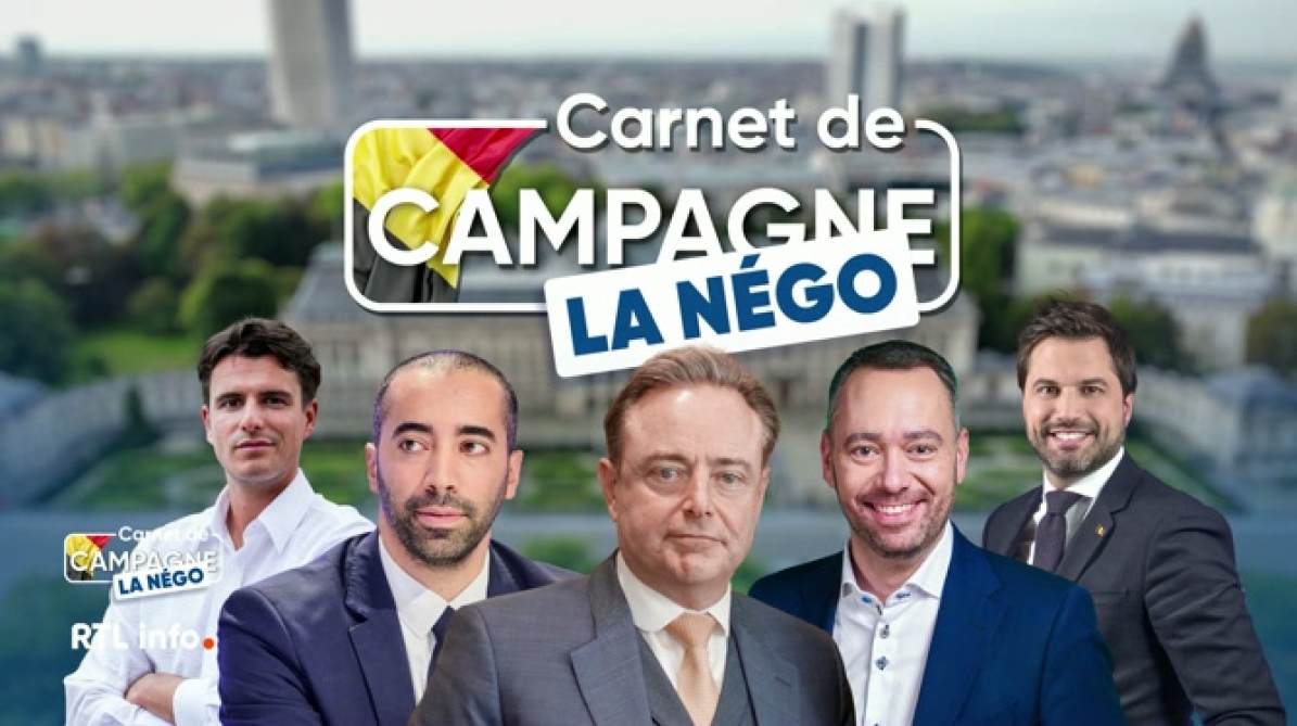Premier "Carnet de campagne, la négo" avec Mathieu Col | RTL Info
