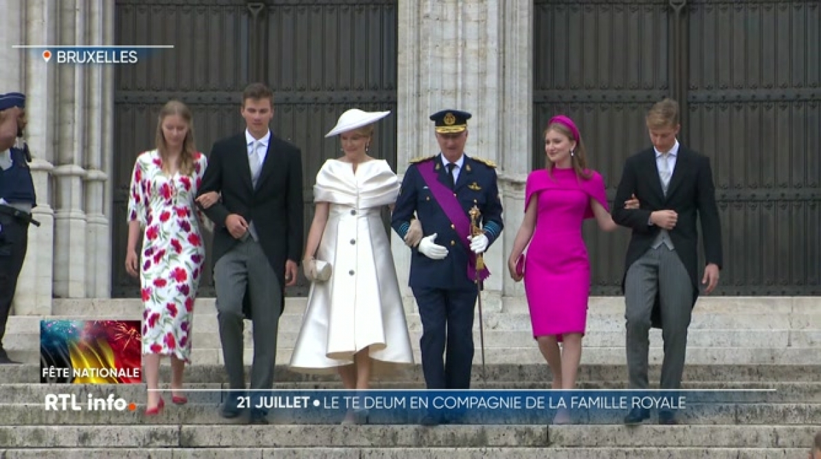 Fête nationale: la famille royale a assisté au traditionnel Te Deum | RTL Info