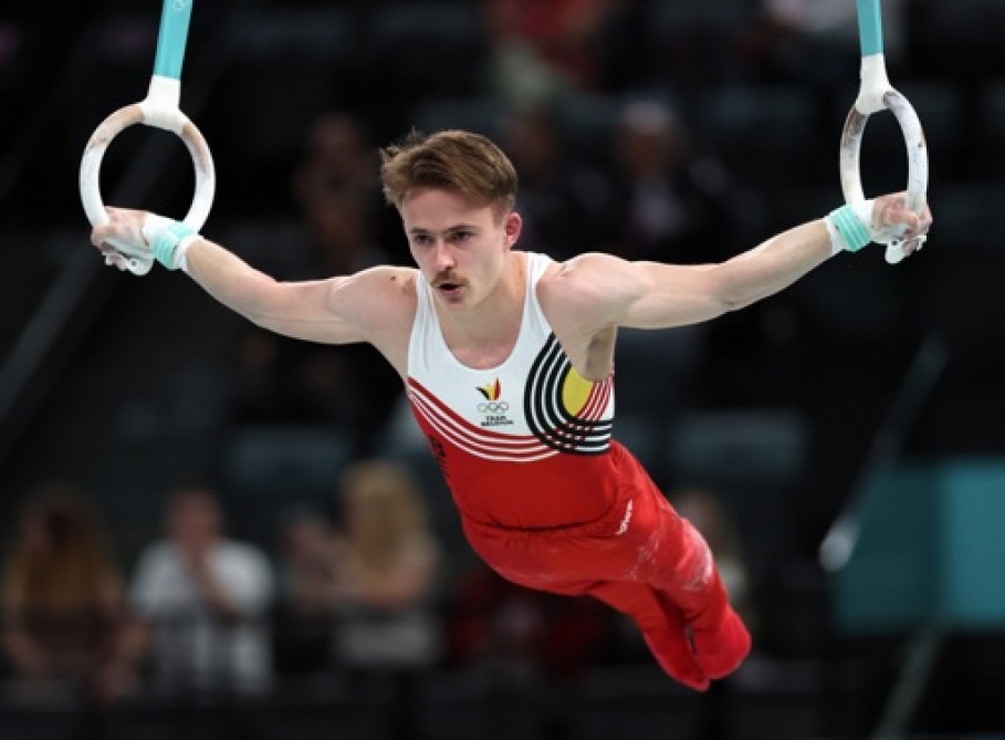 Glen Cuyle se hisse en finale des anneaux en gymnastique artistique ...