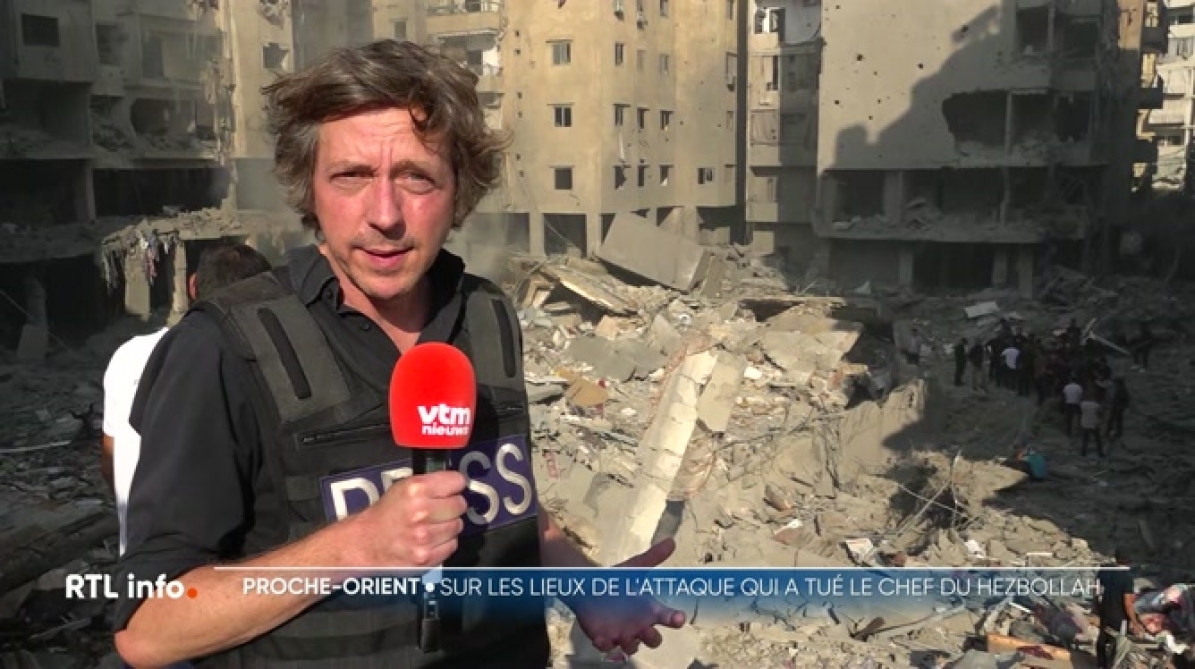 Témoignage d'un journaliste de VTM depuis Beyrouth | RTL Info