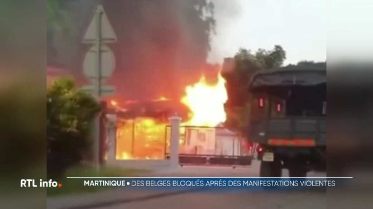 Martinique: le couvre-feu a été instauré après des violences | RTL Info