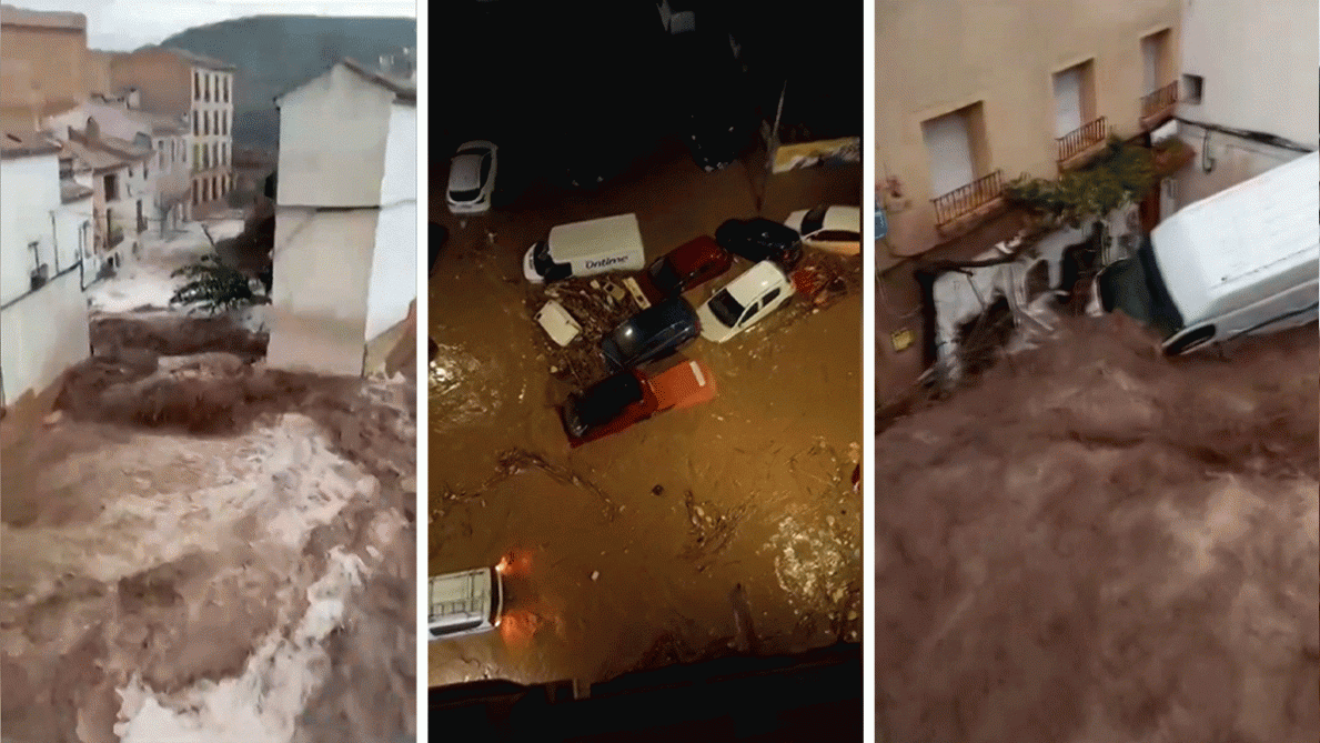 Des inondations spectaculaires à Valence virent au drame: le bilan ...