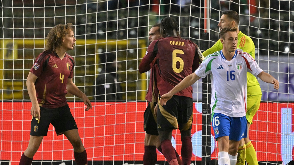 L'image que vous n'aviez pas vu: deux Diables Rouges ont failli se ...