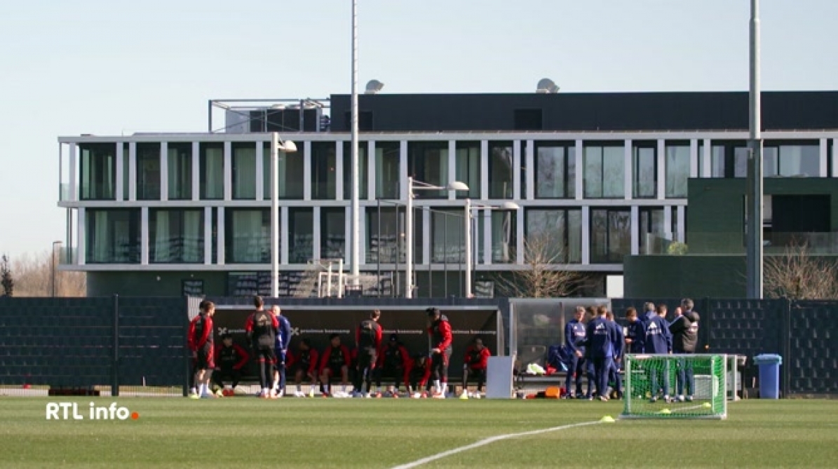 Entrainement des Diables Rouges à Tubize | RTL Info