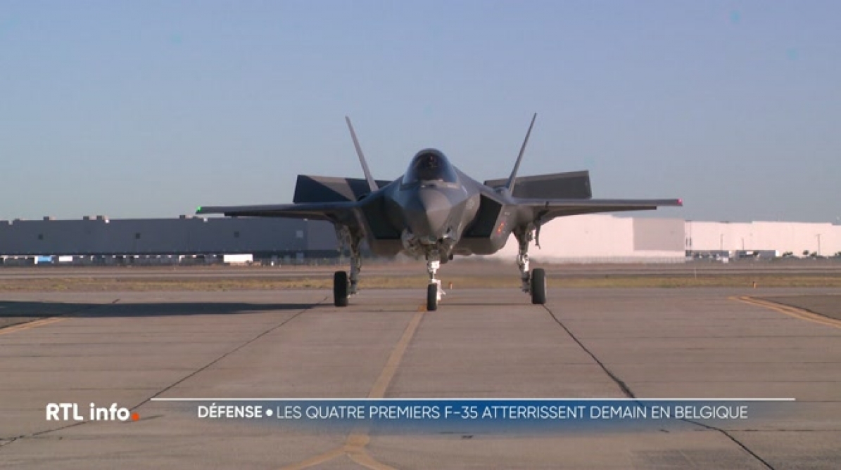 Les premiers F-35 belges arrivent demain à Florennes, remplaçant les F ...
