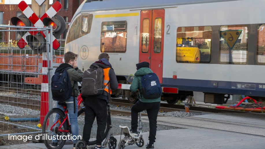 Le trafic ferroviaire interrompu sur une portion de la ligne Ottignies-Charleroi après un heurt ...