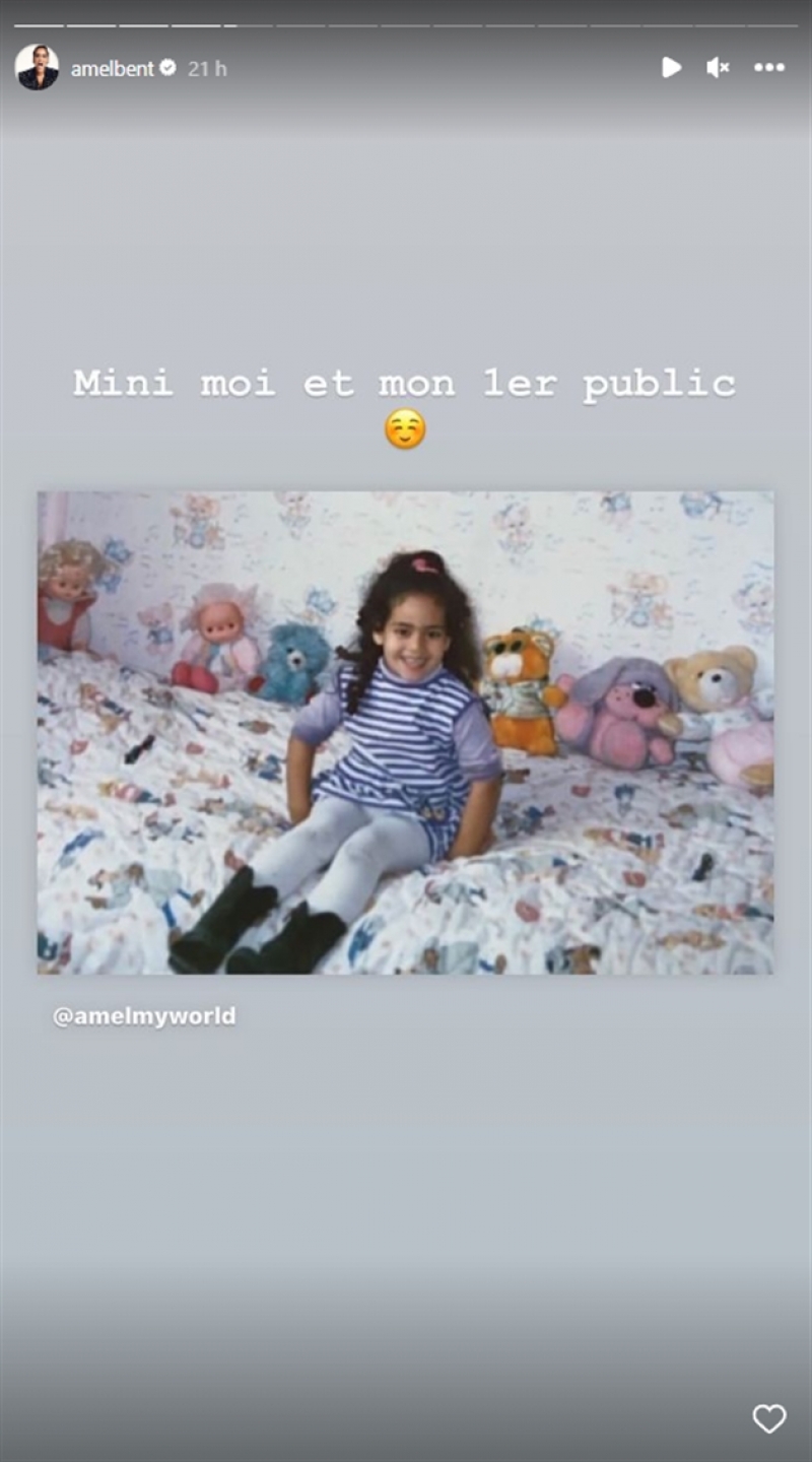 "Mini-moi et mon premier public": l’amusante photo d’Amel Bent enfant diffusée sur les réseaux ...